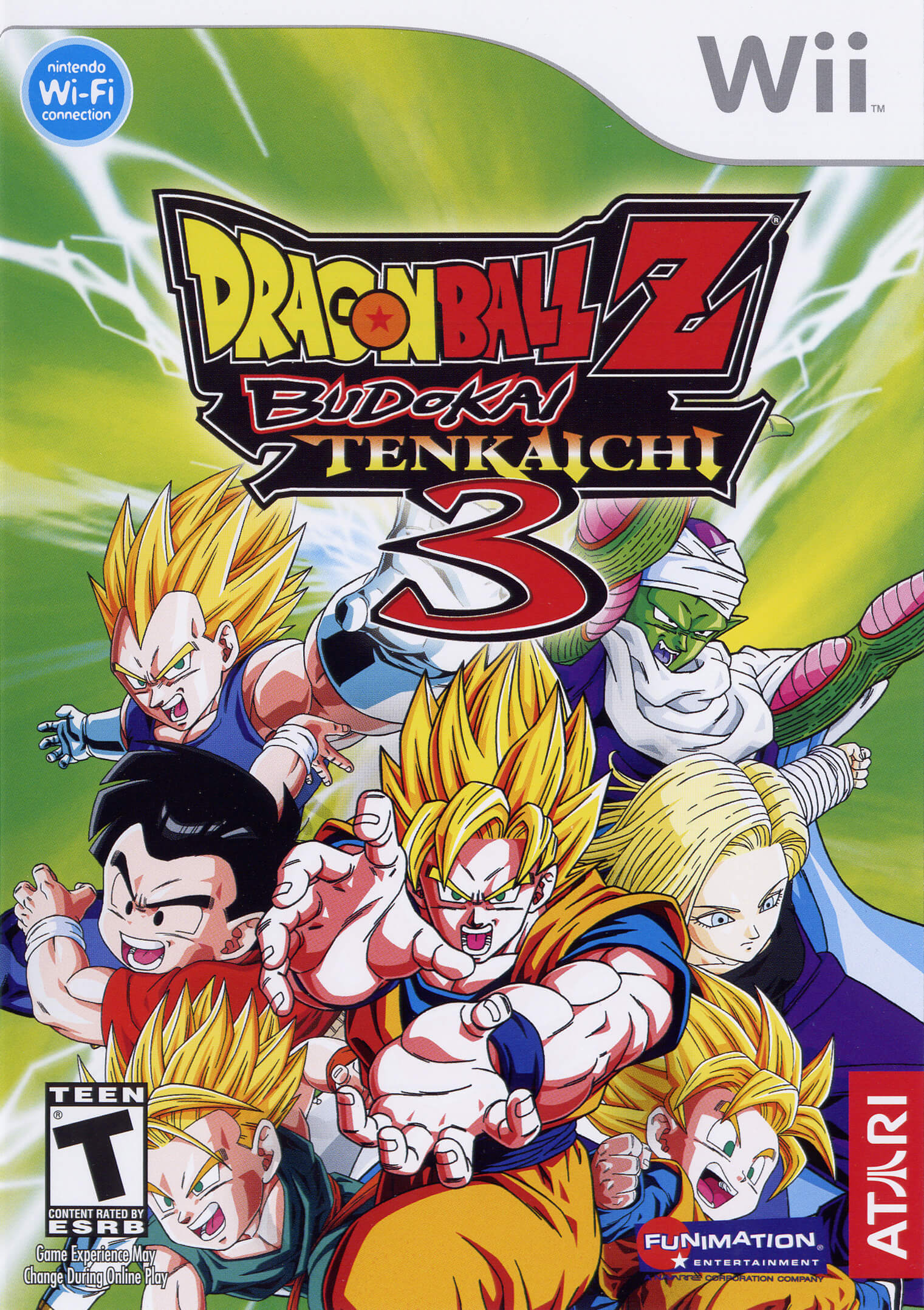 Dragon Ball Z Budokai Tenkaichi 3 Wii Game ROM Nkit WBFS Download
